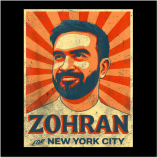 Zohran For Nyc Mayor Mamdani For New Posters and Art Prints for Sale ...