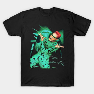 riddler question mark shirt