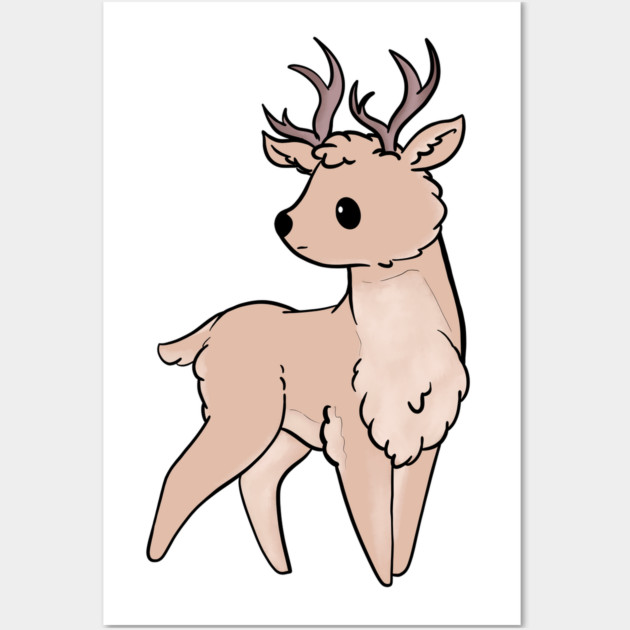 deer drawing cute