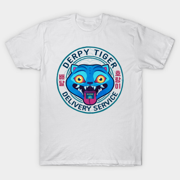 Derpy Tiger Delivery Service - Kpop - T-Shirt | TeePublic