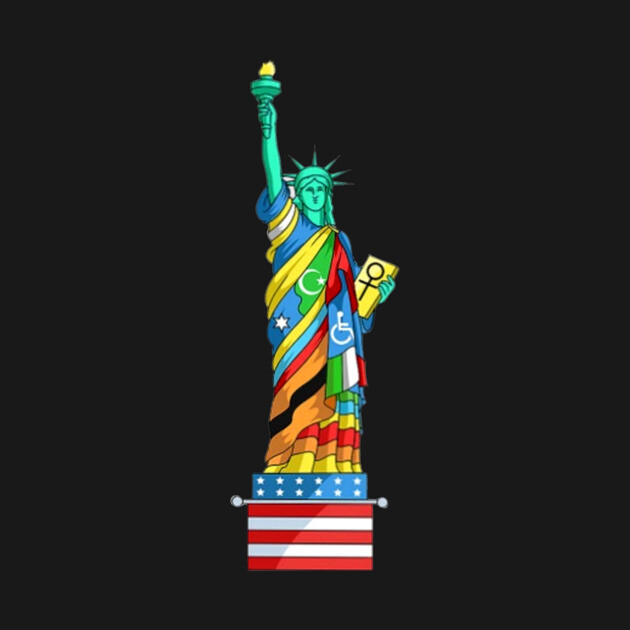 The Statue Of Liberty LGBT - Lgbtq - T-Shirt | TeePublic