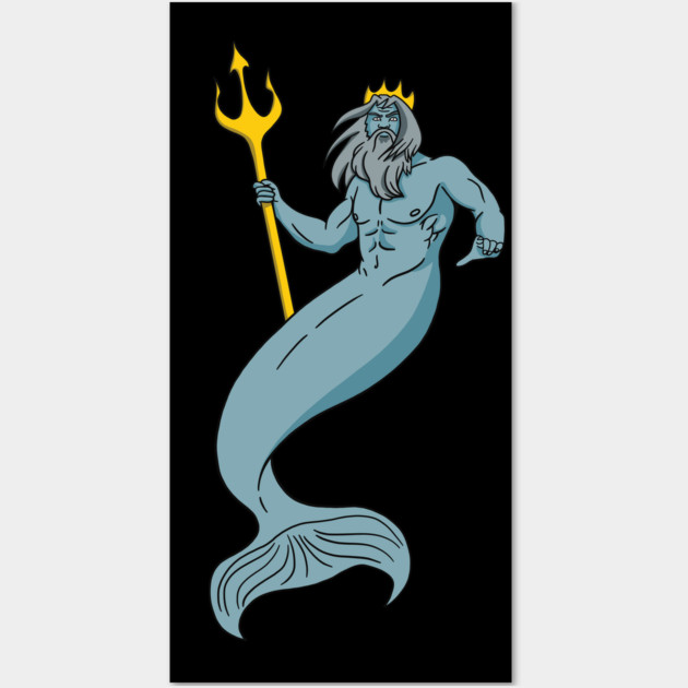 poseidon drawing simple