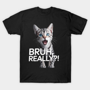 bruh face cat