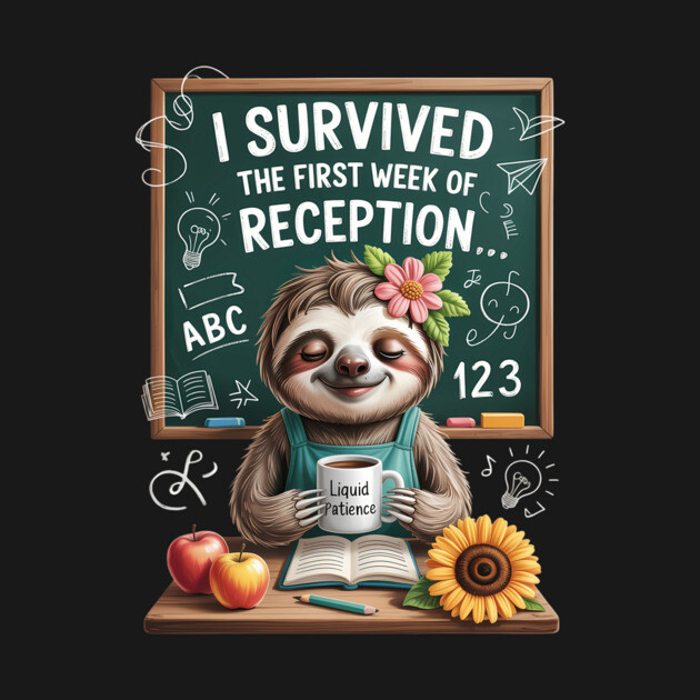 Welcome Reception Cute Sloth Back To School Kids & Teachers - School ...