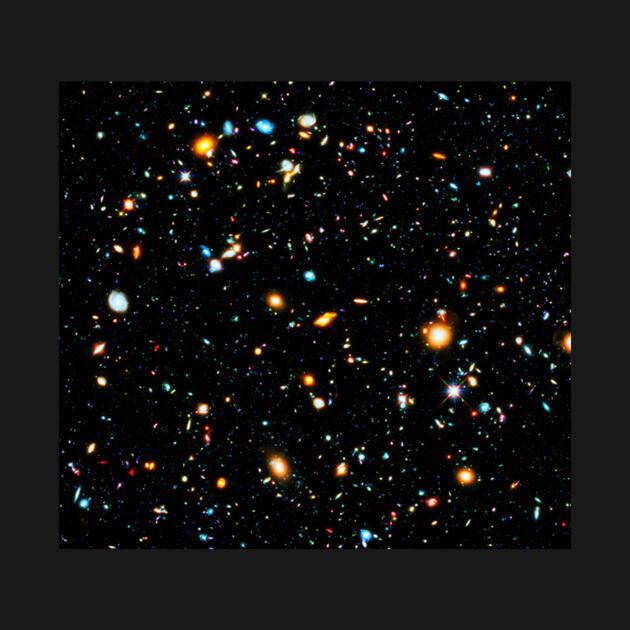 hubble deep space poster