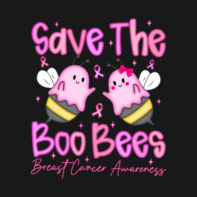 Save The Boobees Boo Bees Breast Cancer Halloween - Breast Cancer - T ...