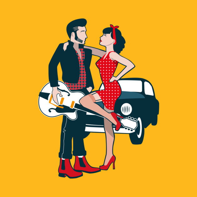 rockabilly couple