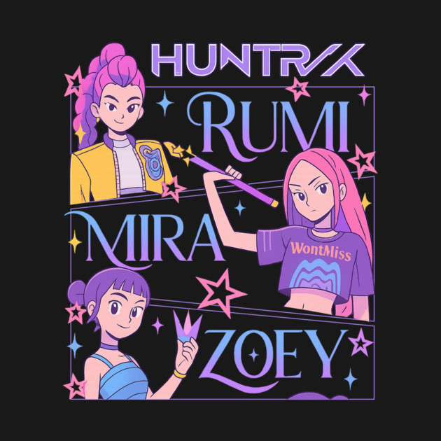 Huntrix Girls, Kpop Demon Hunters, Huntrix, Huntrix Fan, Rumi Zoey Mira ...