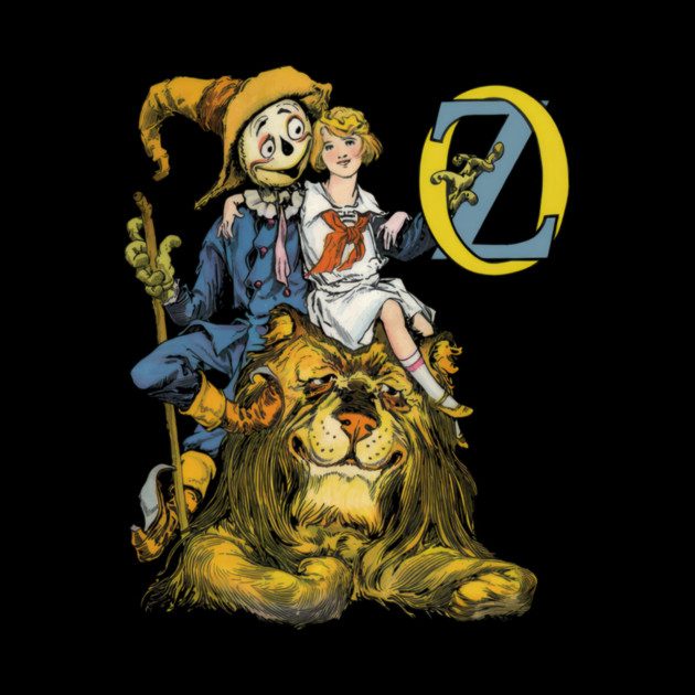 Dorothy The Scarecrow And The Cowardly Lion Wizard - brush bloom studio ...