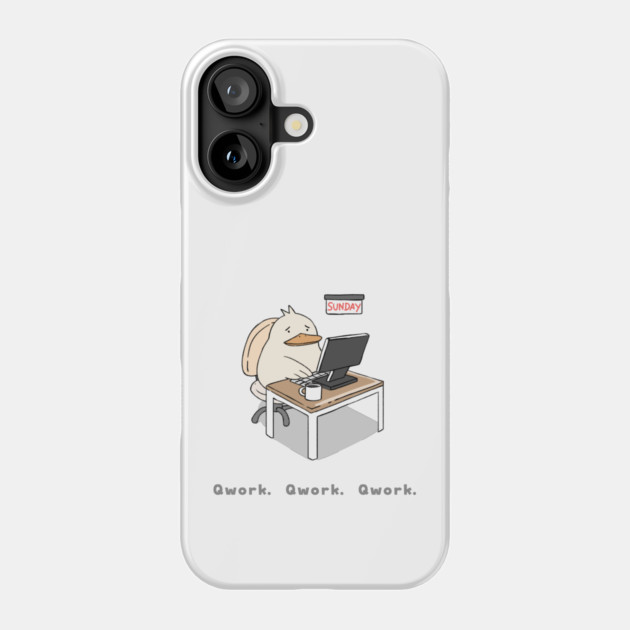 funny work phone case