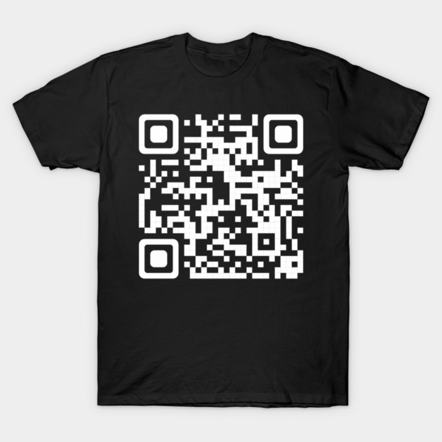 Qr Scan Code Jokes Humor Hidden Message - Funny Qr Code - T-Shirt ...
