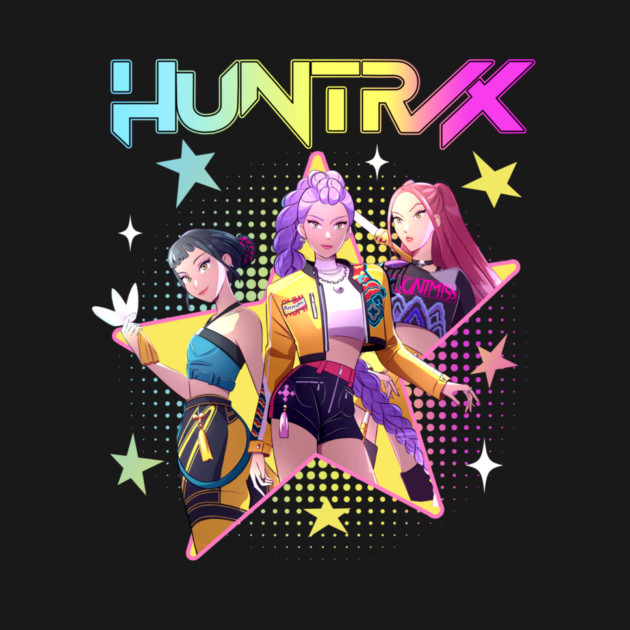 Huntrix Kpop Demon Hunters, KPDH Tshirt, Huntrix Mira, Rumi, Zoey ...