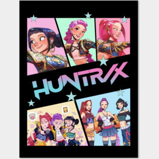 Kpop Demon Hunters Huntrix Huntrix Posters and Art Prints for Sale ...