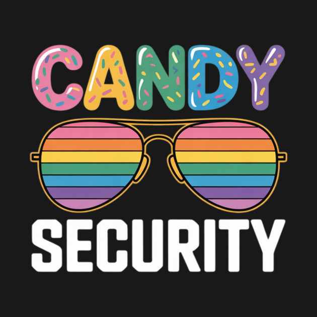 Candy Security Squad Sunglasses Candyland Birthday Lover - Candy ...
