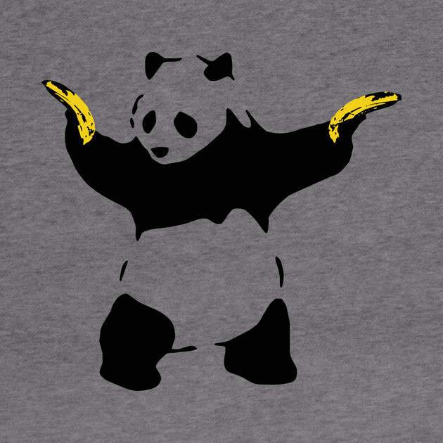 panda stencil design