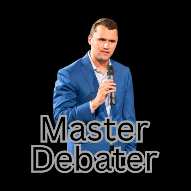 Charlie Kirk Master Debater - Charlie Kirk - Mug | TeePublic