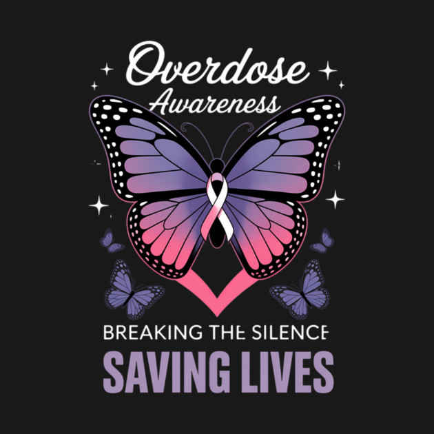 Overdose Awareness Month Ribbon Purple Support - Overdose Awareness ...