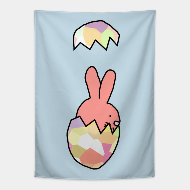 funny easter bunny drawing