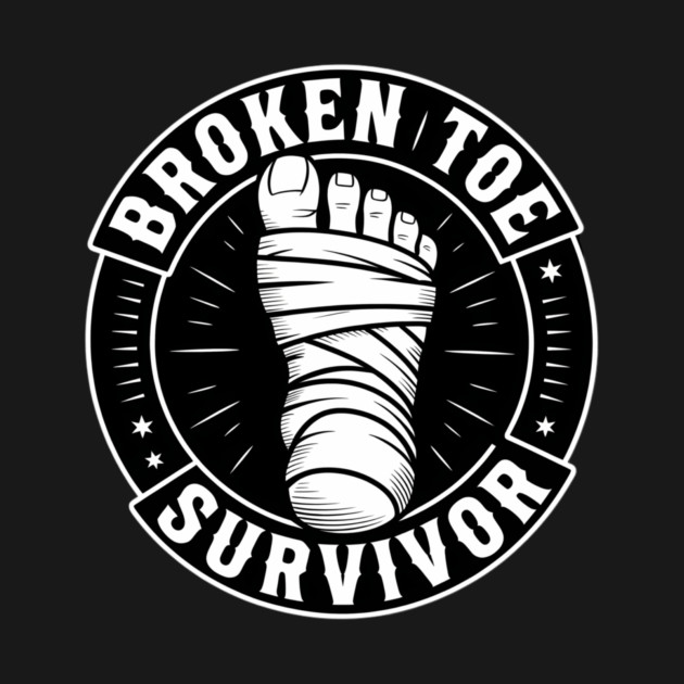 Broken Toe Survivor Recovery Stubbed Injury - Broken Toe Survivor - T ...