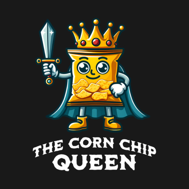 Corn Chip Queen Food Trucks - Funny Food Lover - T-Shirt | TeePublic