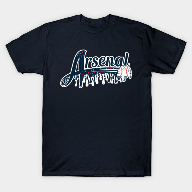 Arsenal Drip Logo - Arsenal - T-Shirt | TeePublic
