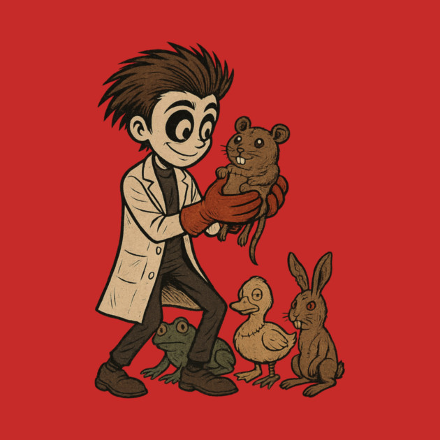 Veast Vince and his Pets (Ai) - Mad Scientist - T-Shirt | TeePublic