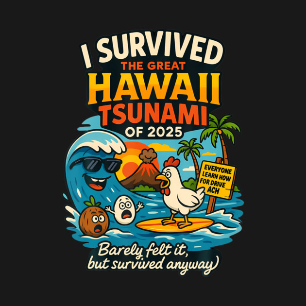 I Survived The Hawaii Tsunami Of 2025 - Hawaii Tsunami Survivor - T ...