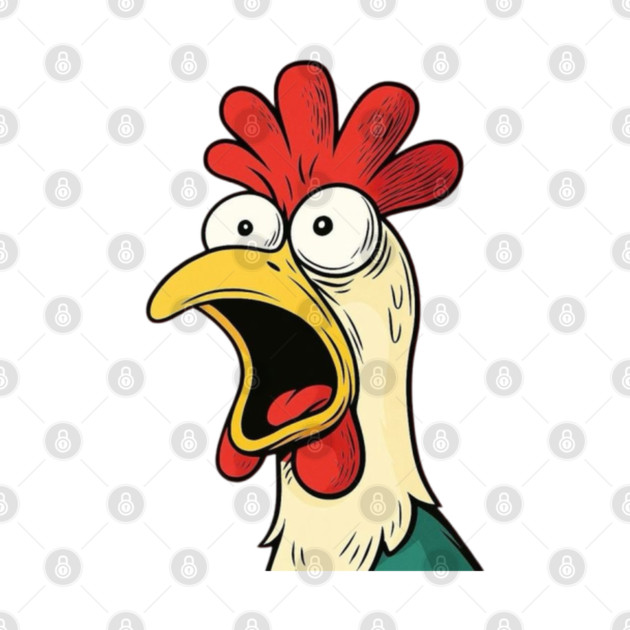 Chicken looking scared and shocked - Chicken Looking Scared And Shocked ...