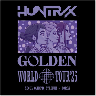 Kpop Demon Hunters Huntrix Golden Zoey Posters and Art Prints for Sale ...