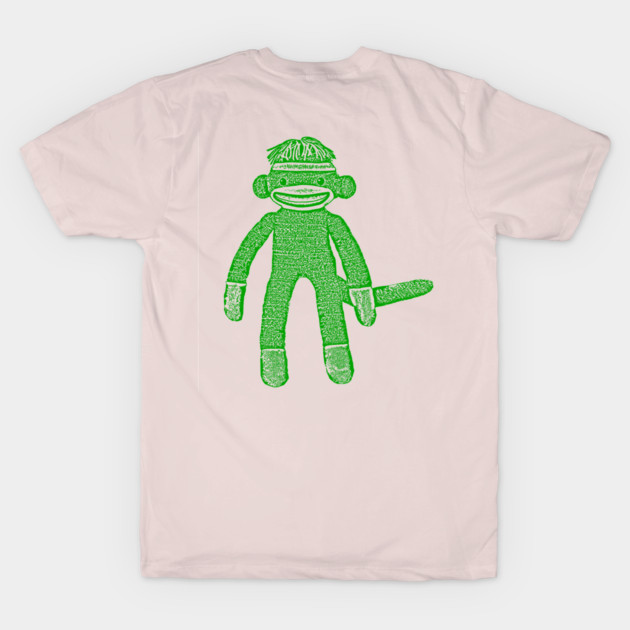 Sock Monkey Screenprint Artwork - Sock Monkey Street Art Sticker - T ...