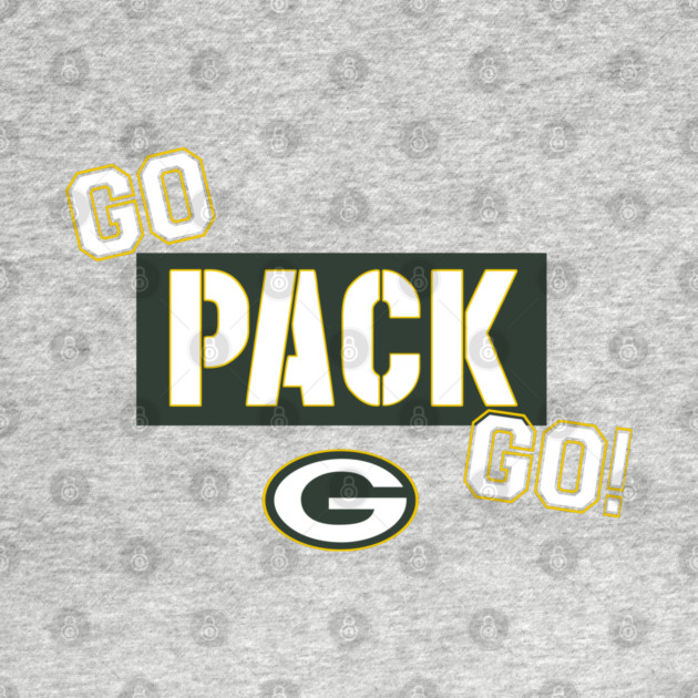 Green Bay Packers - GO PACK GO! - Green Bay Packers - T-Shirt | TeePublic