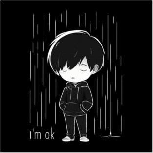 sad chibi boy