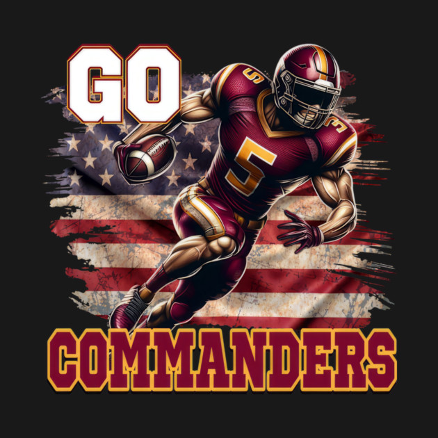 Go Commanders - sultan desain #38 - Washington Commanders - T-Shirt ...