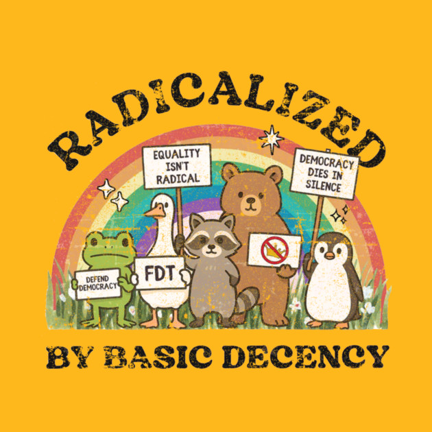 Radicalized by Basic Decency - Radicalized By Basic Decency - T-Shirt ...