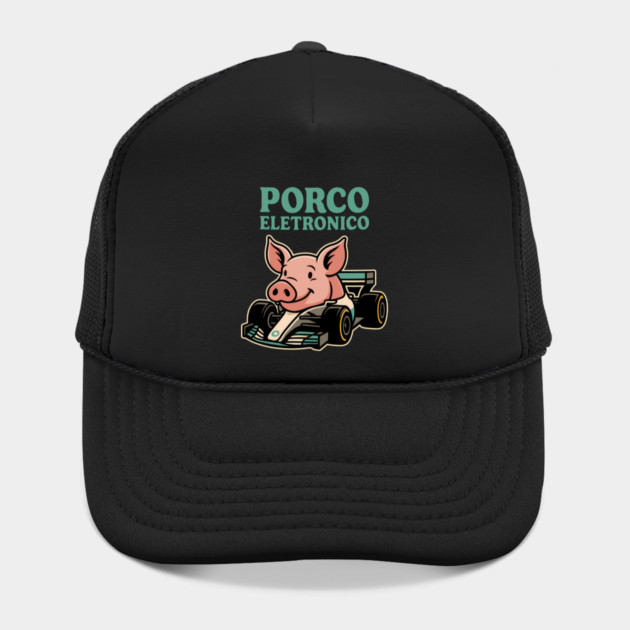 Porco Eletronico Meme – Italian Brainrot Racing Pig - Racing Pig - Hat ...
