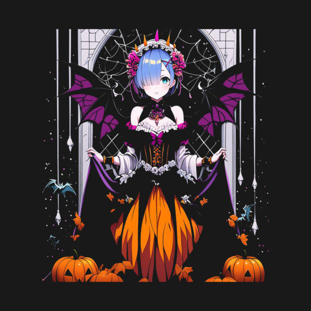 Rem Halloween Outfit - Re:Zero Anime - Rem - T-Shirt | TeePublic