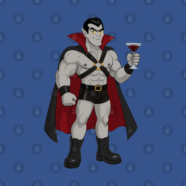 Vampire Daddy - Leather Daddy - T-Shirt | TeePublic