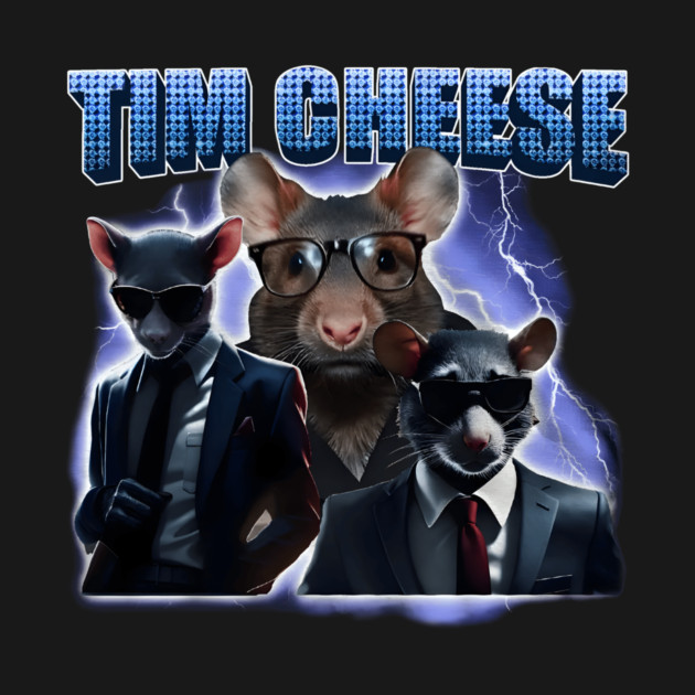 TIM CHEESE, Gangster Mouse Mafia Rodents, Funny Rat - Bootleg Y2K ...