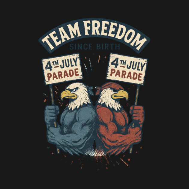 Muscular Bald Eagles Rally For 4th Of July Parade - Patriotic Bald ...