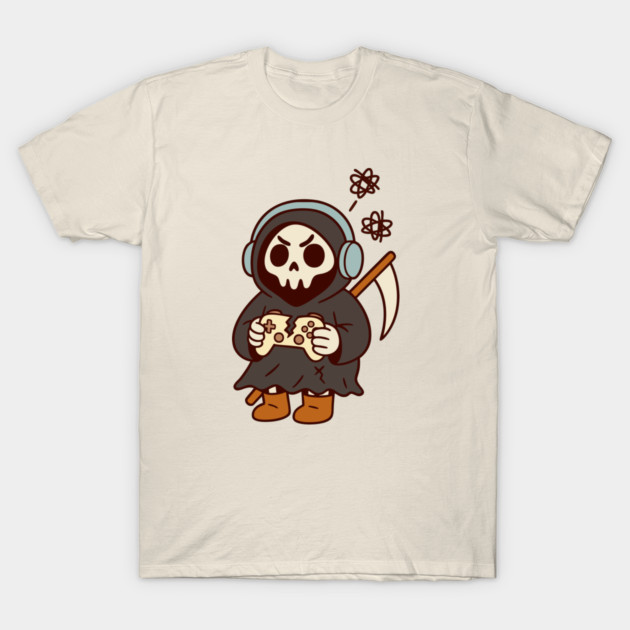 Grim Rager Gamer | Broken Controller Reaper - Grim Reaper - T-Shirt ...