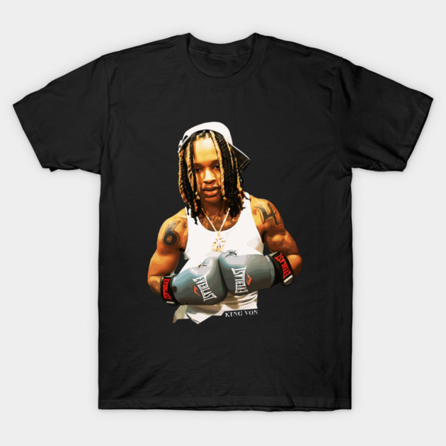 King Von boxing - King Von - T-Shirt | TeePublic
