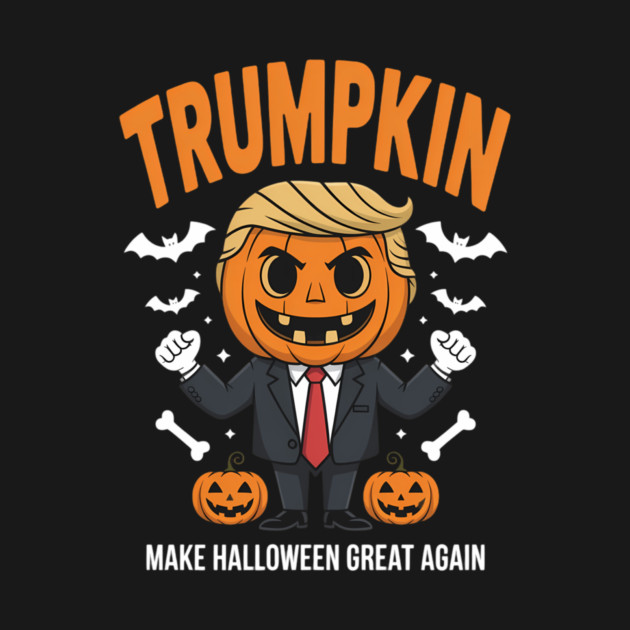 Trumpkin Make Halloween Great Again Funny - Trumpkin Make Halloween - T ...