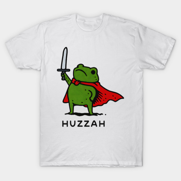 Huzzah Frog Knight - Frog Knight - T-Shirt | TeePublic
