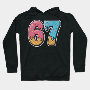 Six Seven Ice Cream Drip Gen Alpha Slan Hoodies for Sale | TeePublic
