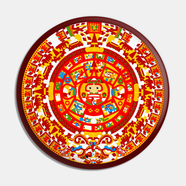 aztec calendar vector