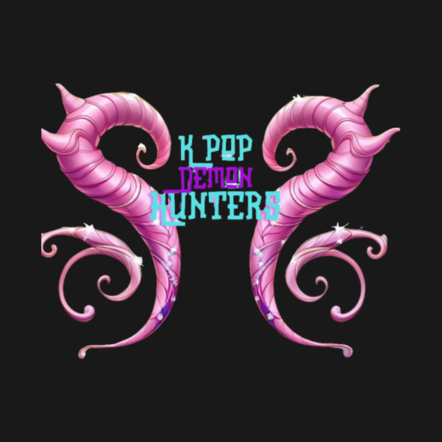 Pink Demon Horns – Kpop Demon Hunters Logo Style - Demon Hunters Kpop ...