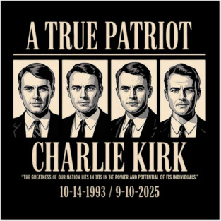 Charlie Kirk Posters and Art Prints for Sale | TeePublic