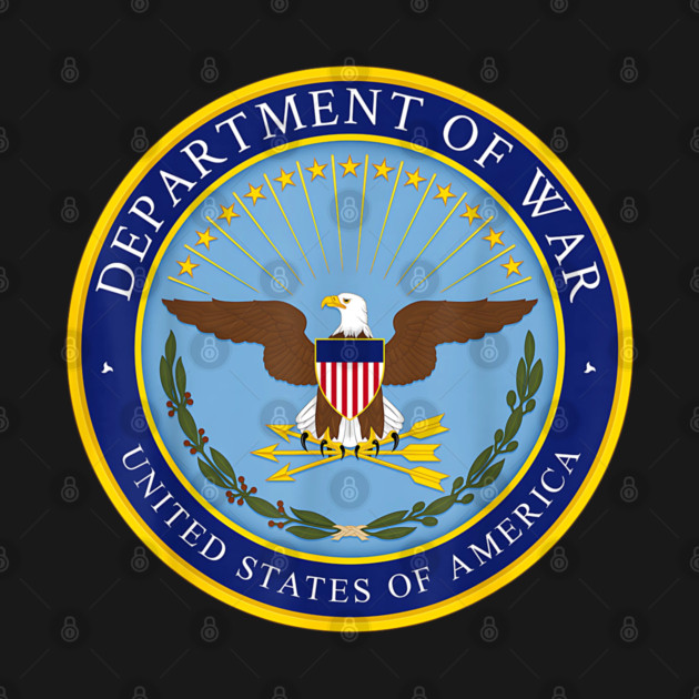 Department of War Established 2025 Re-Established New Logo T-Shirt ...