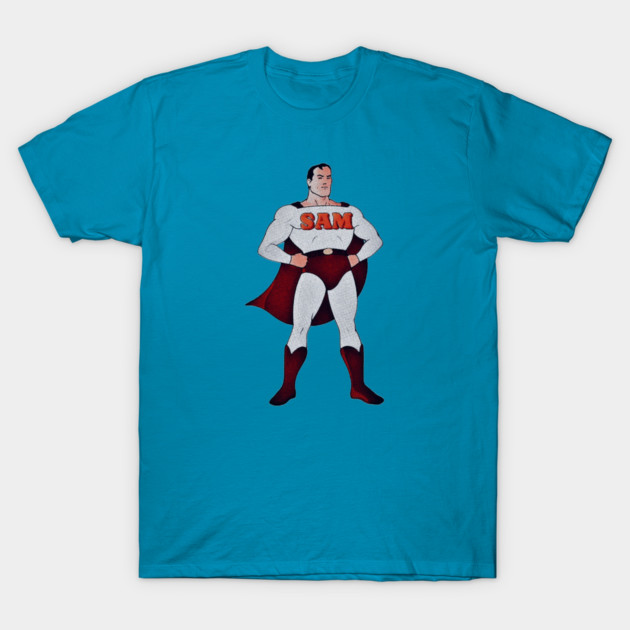 Sam The Man! - Comic Book Style - T-Shirt | TeePublic