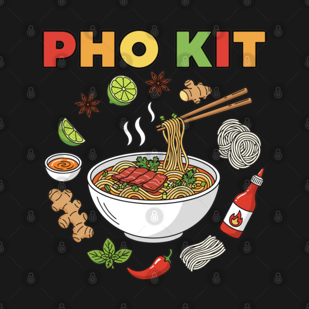 Pho-kit - Pho Kit - T-Shirt | TeePublic